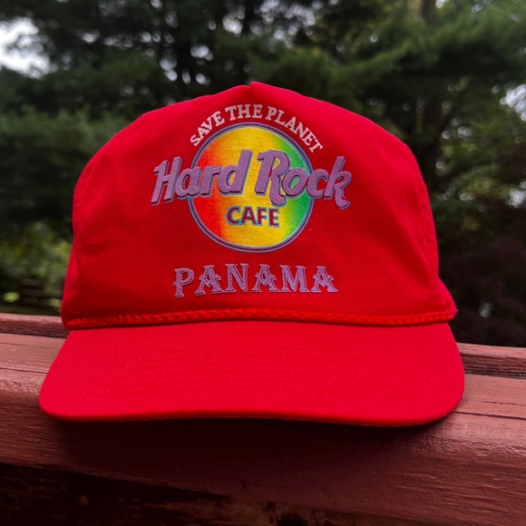 Hard Rock Cafe | Accessories | Vintage Hard Rock Cafe Panama Snapback ...